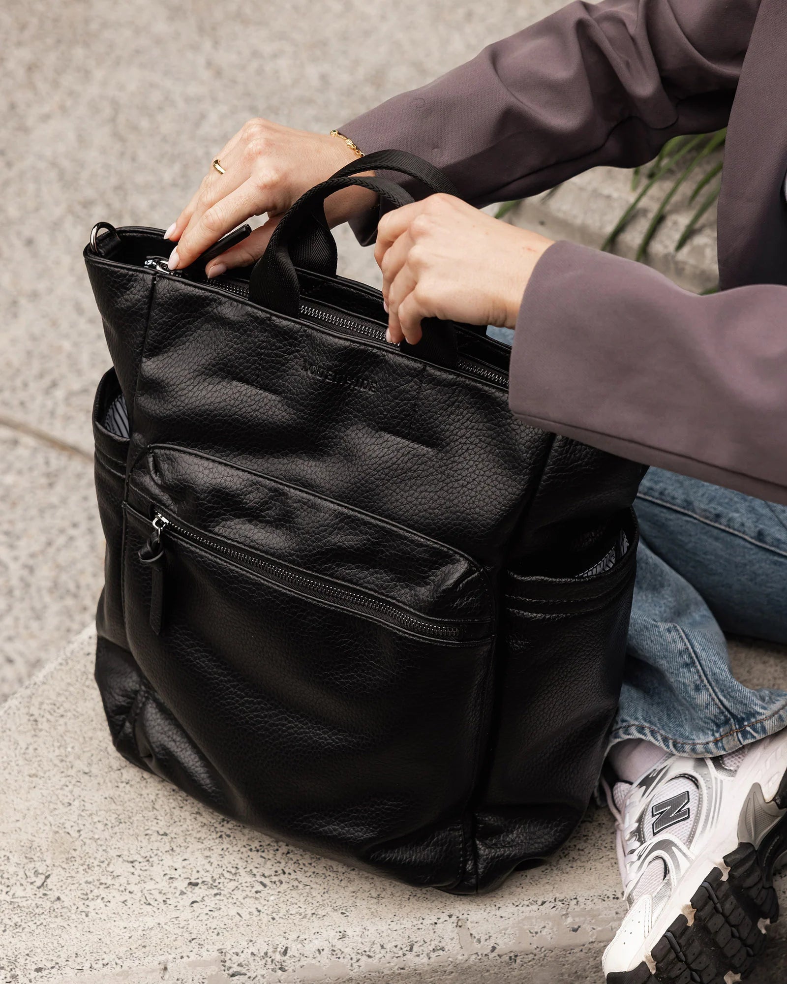 Louenhide - Bronx Backpack - Black – Behind The Trees