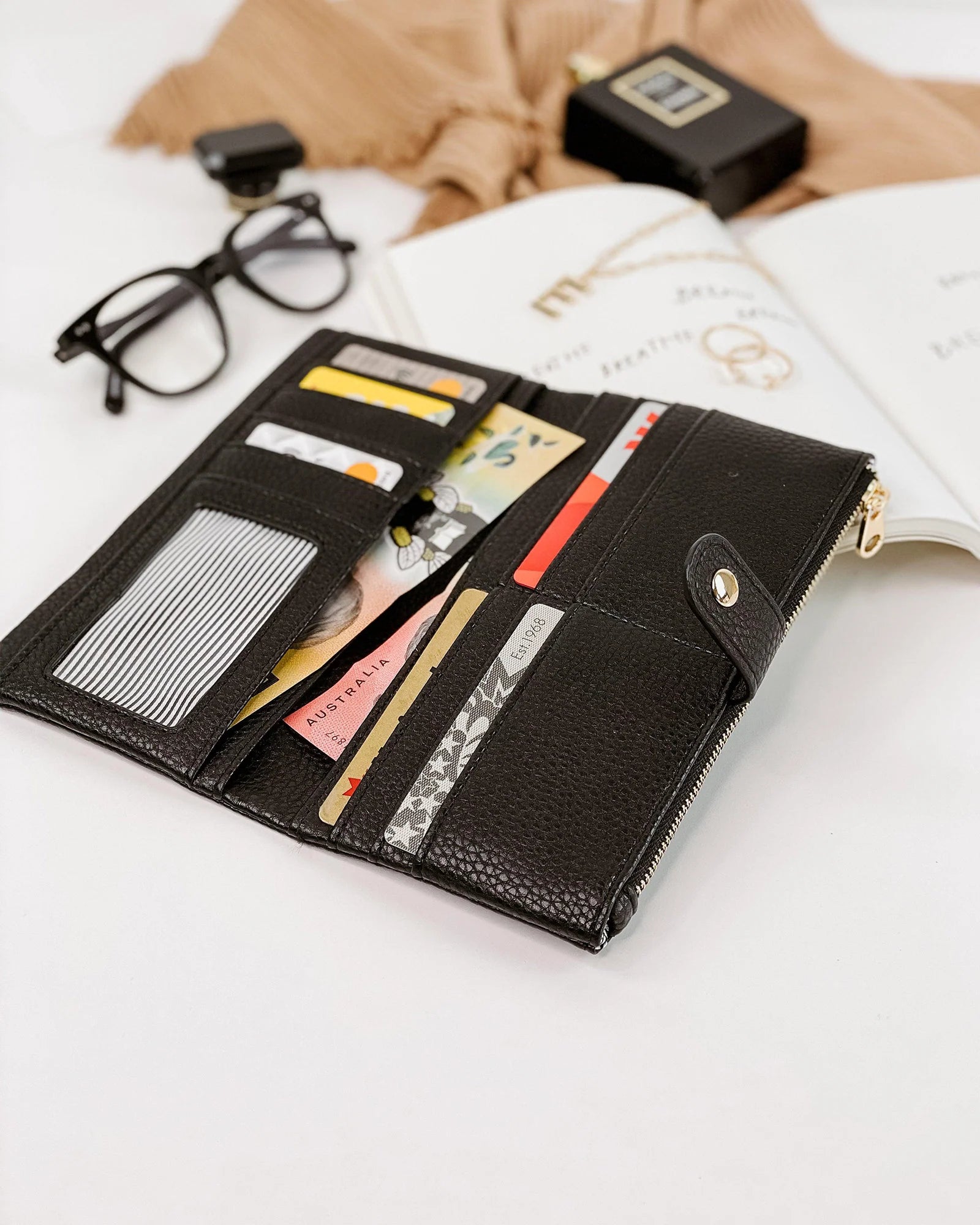 Louenhide - Stella Wallet - Black – Behind The Trees