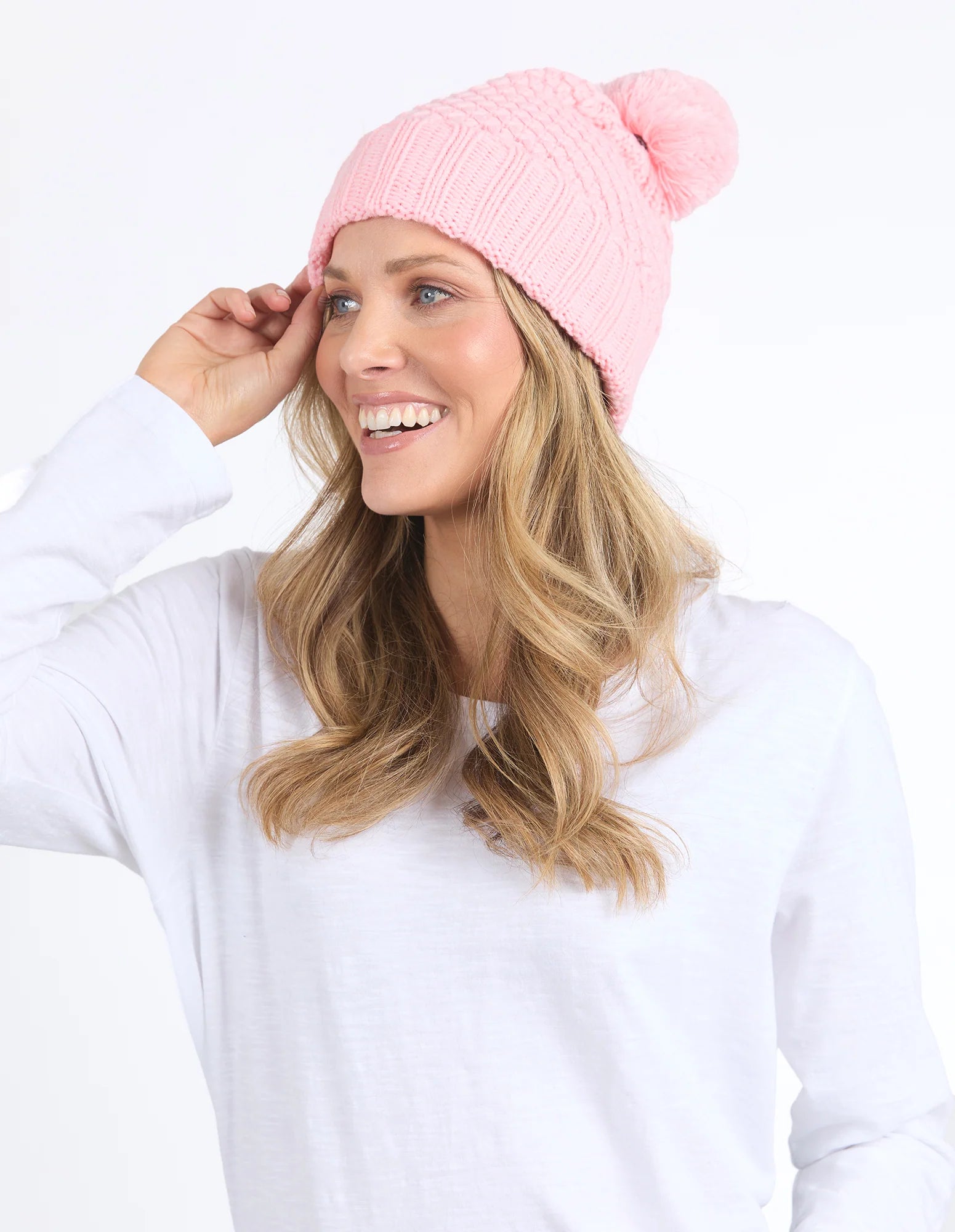 Elm - Berry Beanie - Pink Blush – Behind The Trees