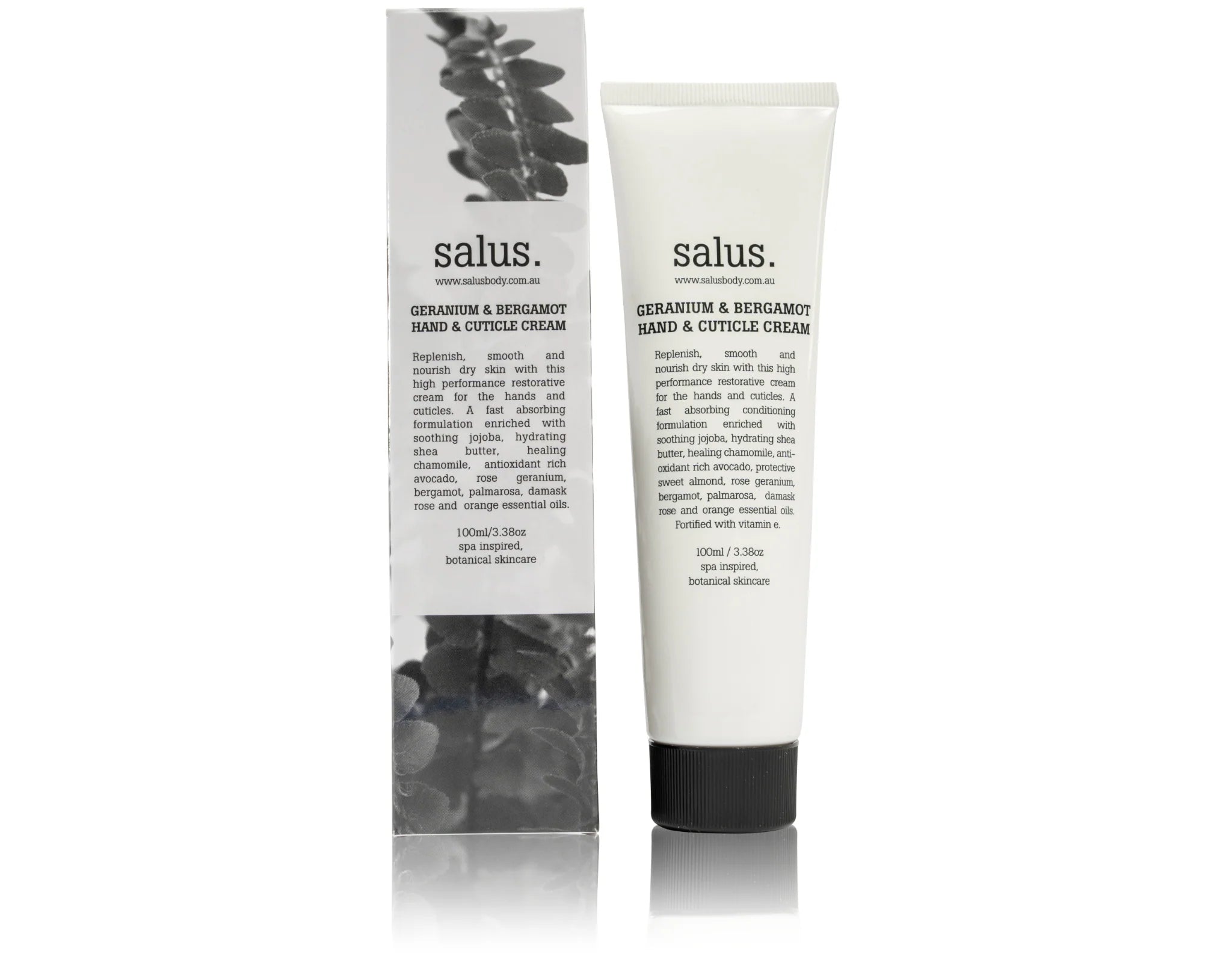 Salus - Hand & Cuticle Cream - Geranium & Bergamot - 100ml – Behind The ...
