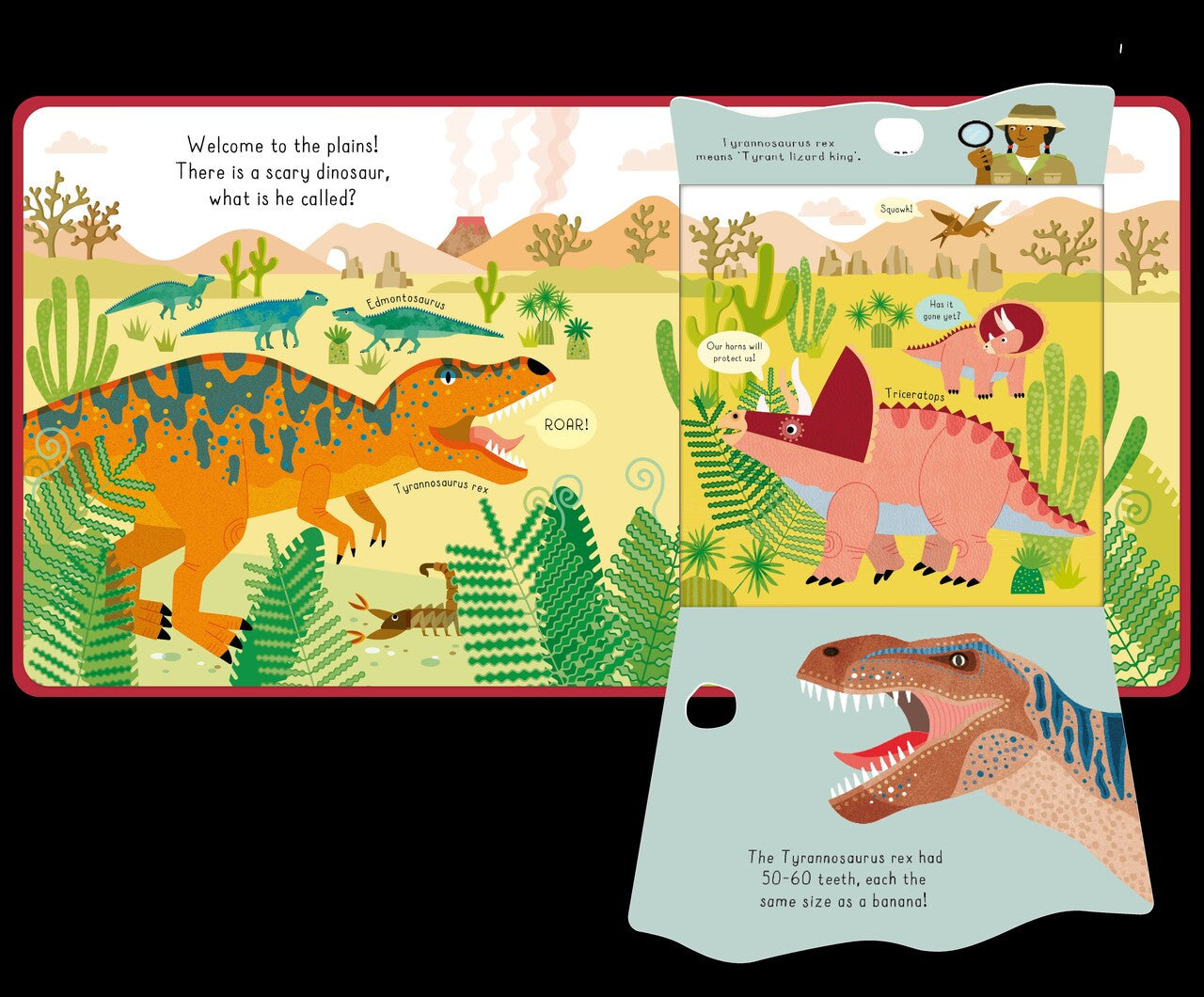Mishmashed - Peek Inside - Dinosaur – Behind The Trees