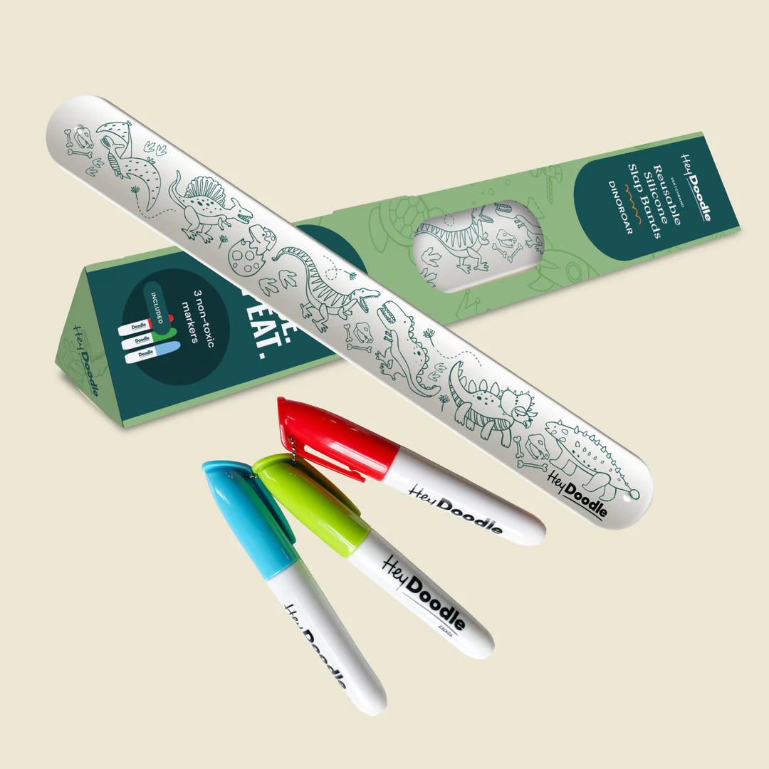 Hey Doodle - Sketchband - Reusable Colouring & Doodle Slap Bracelet ...