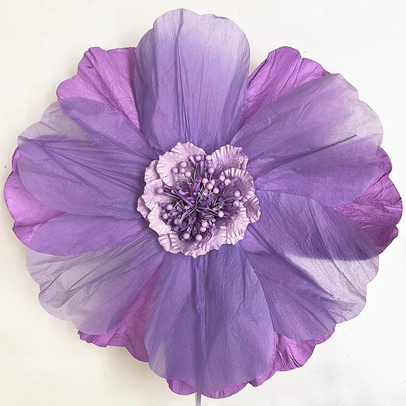 Paper Flowers - Moonlight - Mauve – Behind The Trees